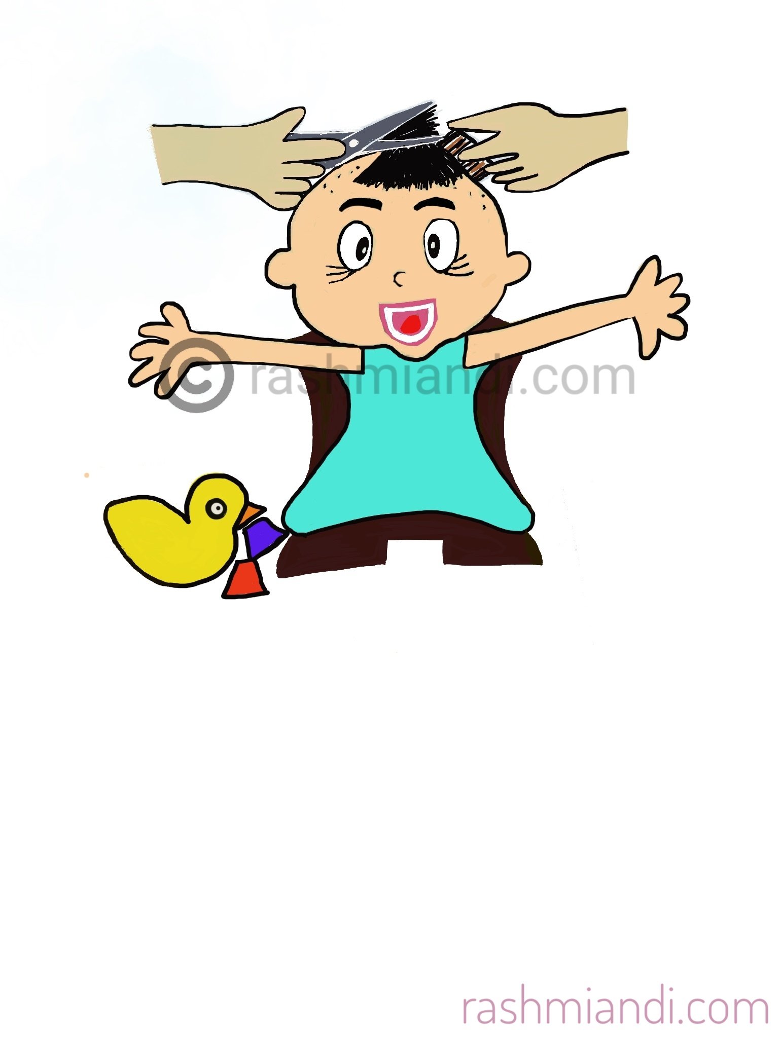 Mundan Ceremony Clipart Of Children